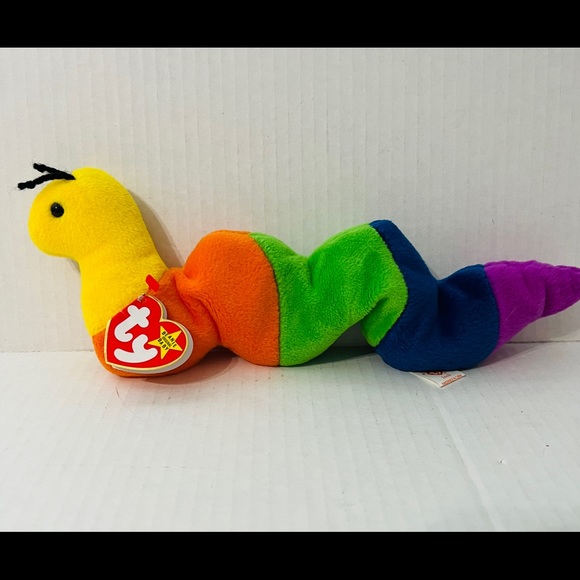 Ty | Toys | Ty Beanie Baby Inch The Worm 995 Retired | Poshmark